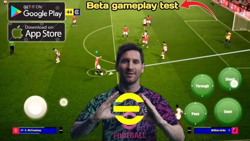 eFootball PES 2022 Mobile Release Date on Playstore